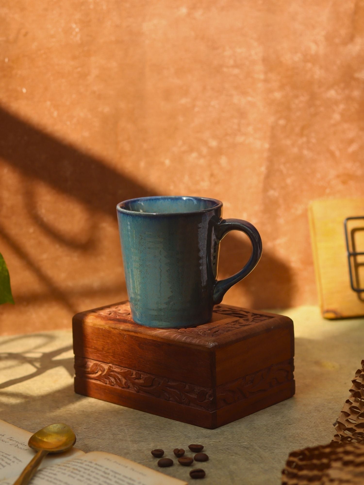 Essential Blue Coffee Mug - WeavingHomes