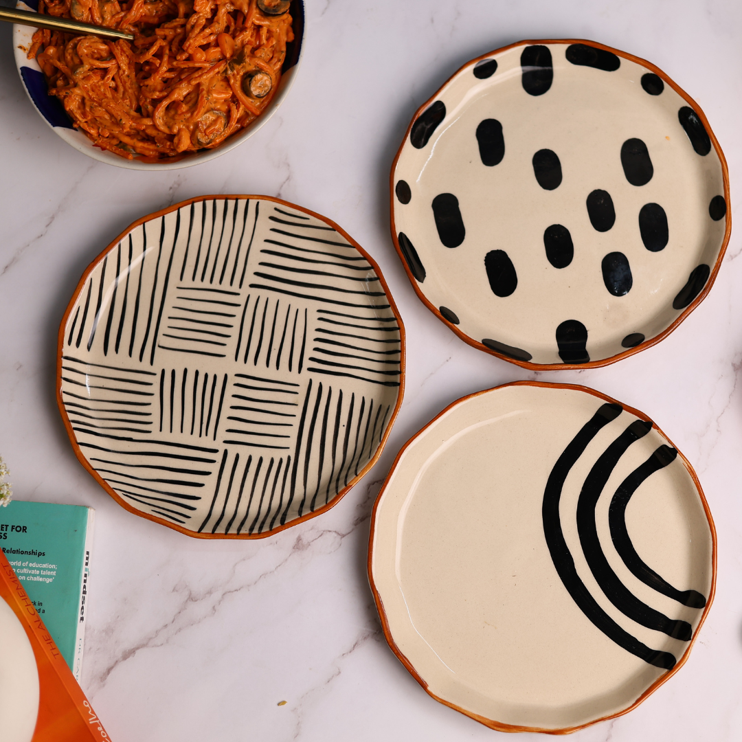 Snacks Serving Plates Made With High Quality Ceramics – WeavingHomes
